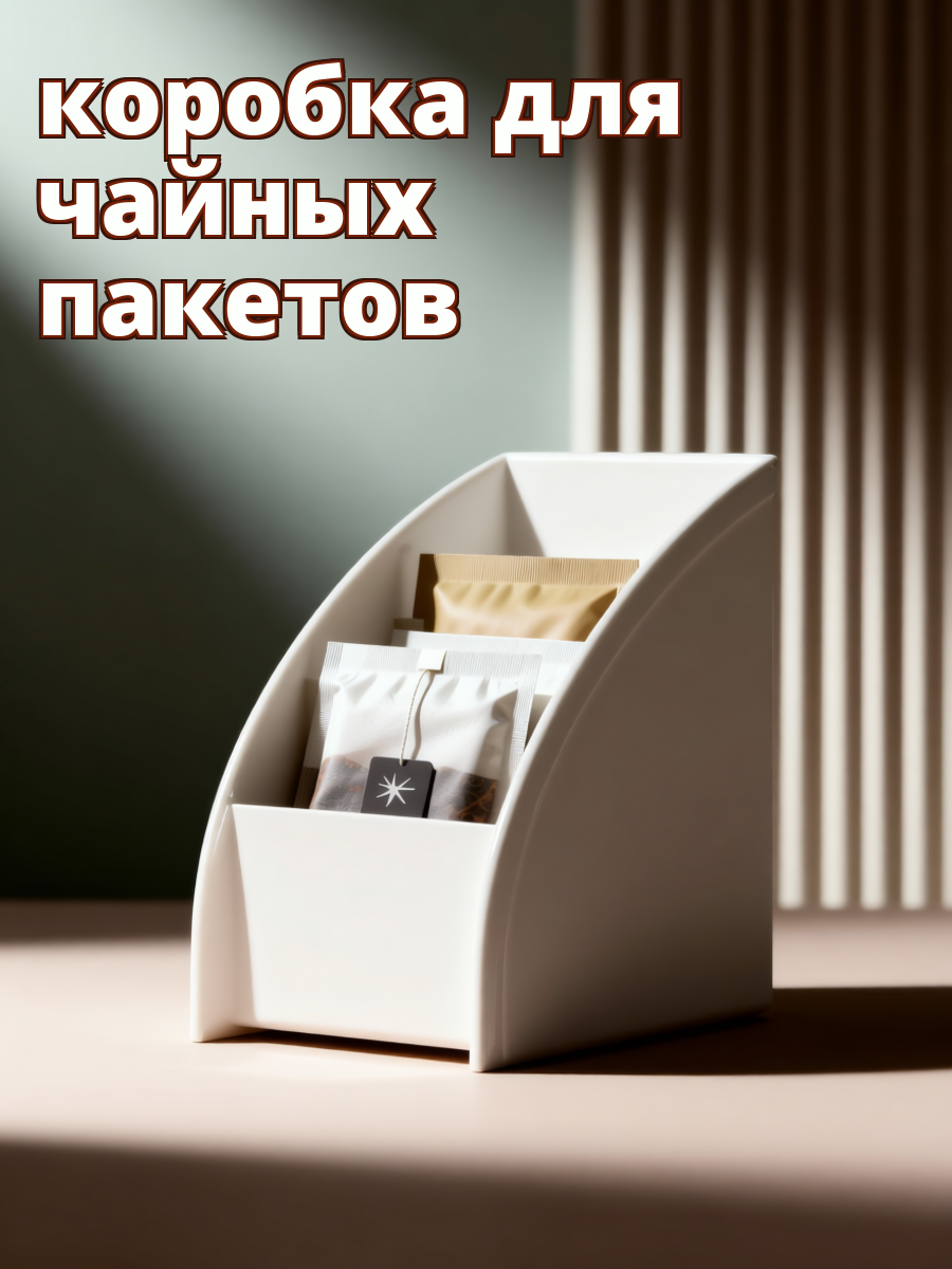 Держатель Для Пакетиков Сахара И Чая С Отсеками 13.00X9.00X8.80Cm