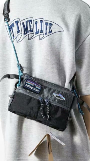 Сумка-мессенджер мужская водонепроницаемая кросс-боди из Gore-Tex, 22×15 см, для телефона и повседневного использования — фото 1