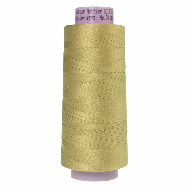 Нить для машинного квилтинга METTLER "Silk Finish", Cotton 50, 1829 м, цвет 0857, New Wheat