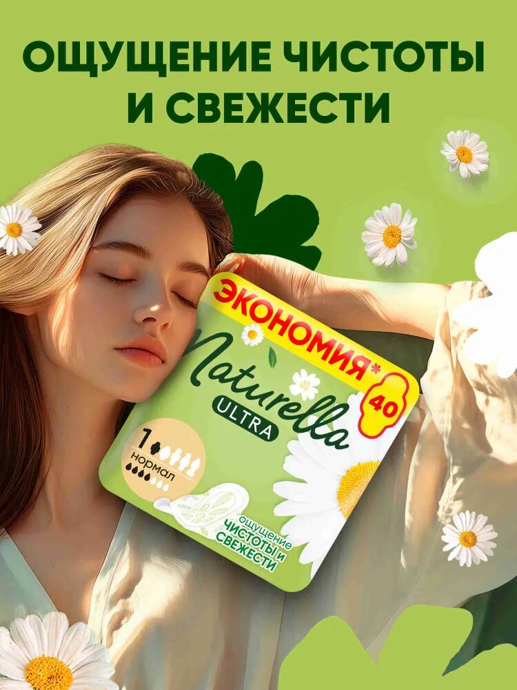 Прокладки женские Naturella Ultra Нормал, размер 1, 40 шт