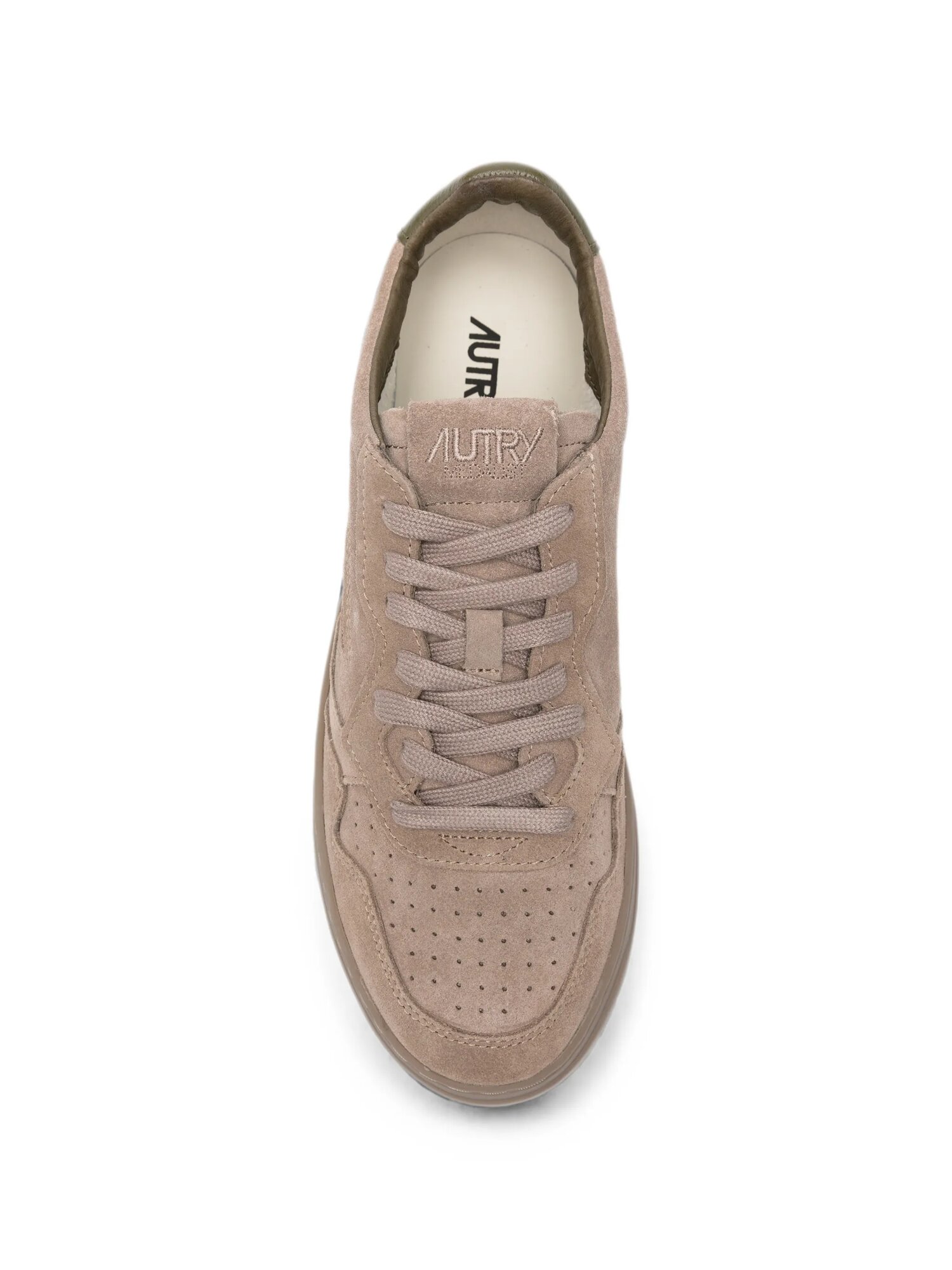 Кроссовки AUTRY Perforated logo-patch sneakers, размер 44 — фото 1