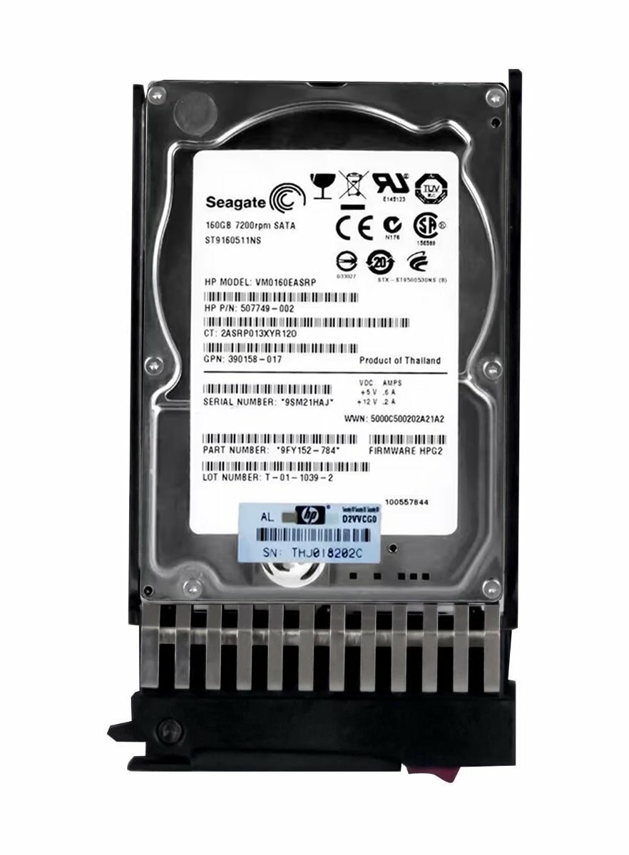 Жесткий диск HP 160Gb 7200 SATAII 2.5" HDD 390158-017