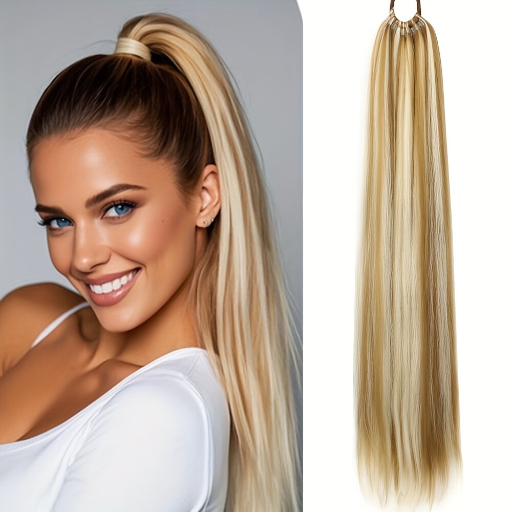 Синтетическая накладная коса Yaki Straight 24 дюйма, цвет P27/613
