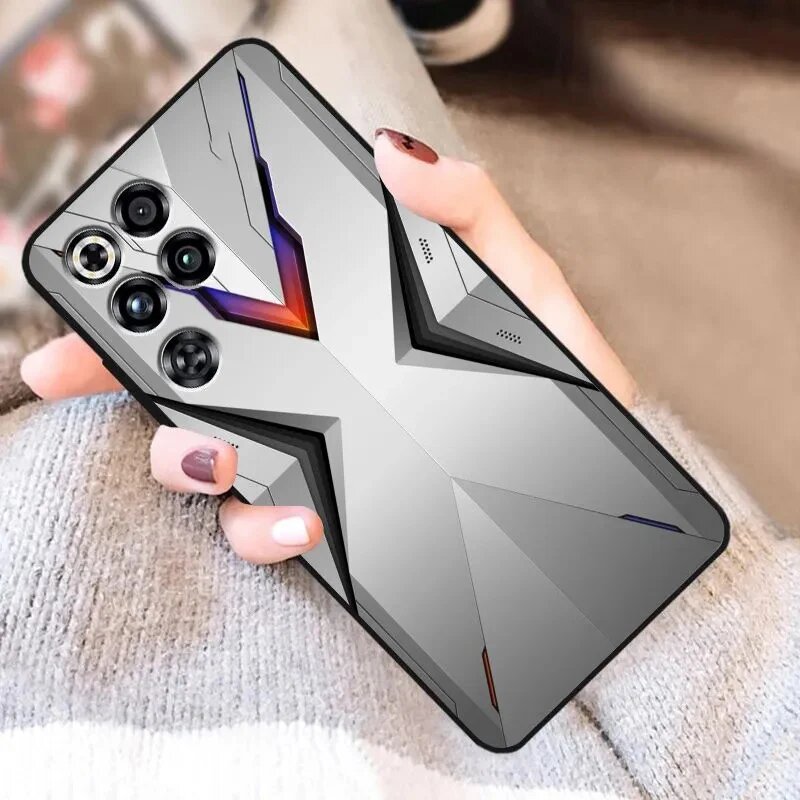 Чехол для Nubia Red Magic 11 Pro, силиконовый мягкий защитный ZTE nubia RedMagic 9S Pro+, Серый, A2