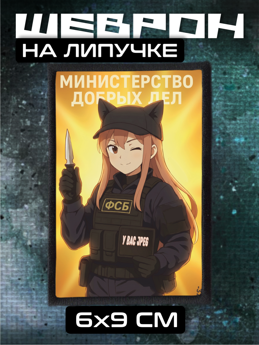 Шеврон на липучке Министерство добрых дел для дизайнеров