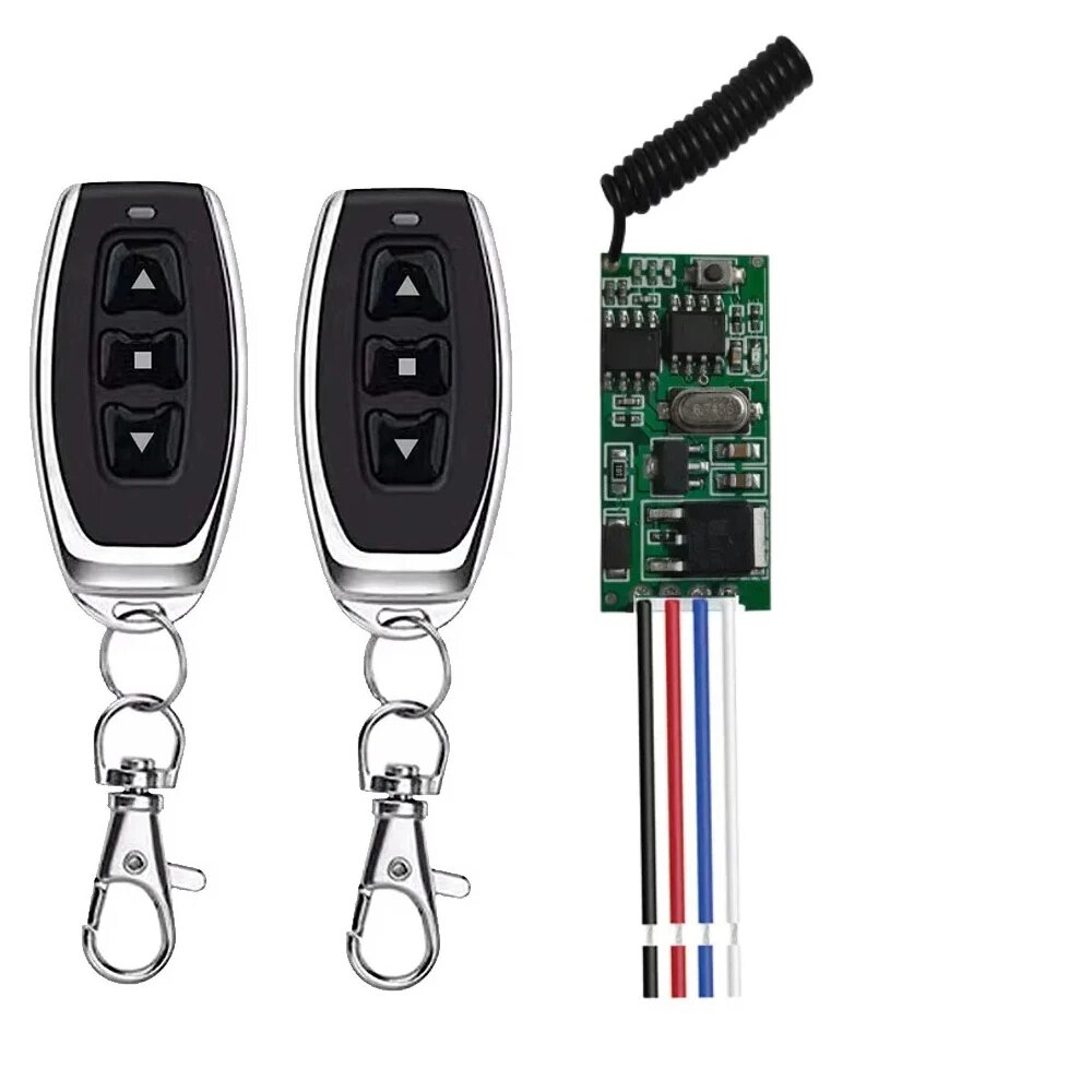 Беспроводной мини-реле kebidu 433 МГц 3.6-24В 2Remote B 1Receiver