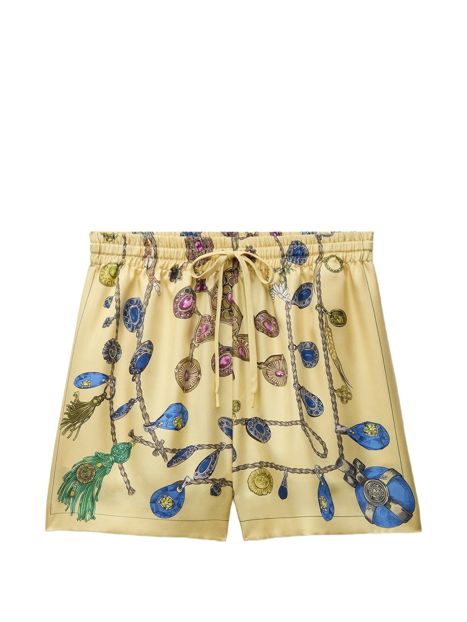Шорты Printed silk twill shorts