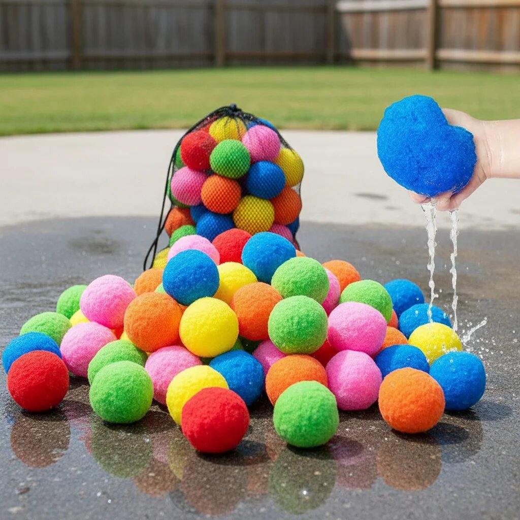 Водяные шары хлопковые 60 шт. 60pcs