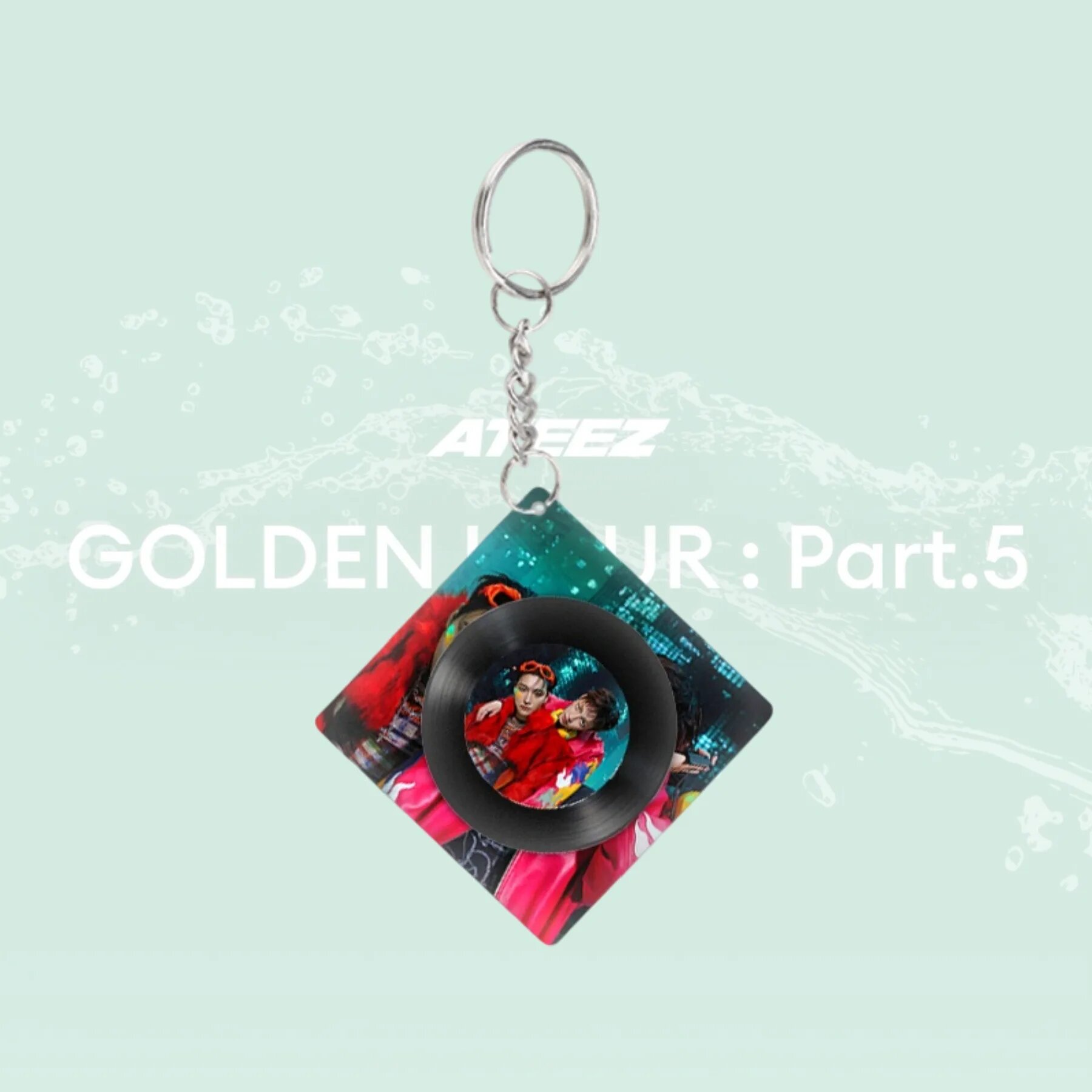 Брелок-CD ATEEZ GOLDEN HOUR: Part.5 1