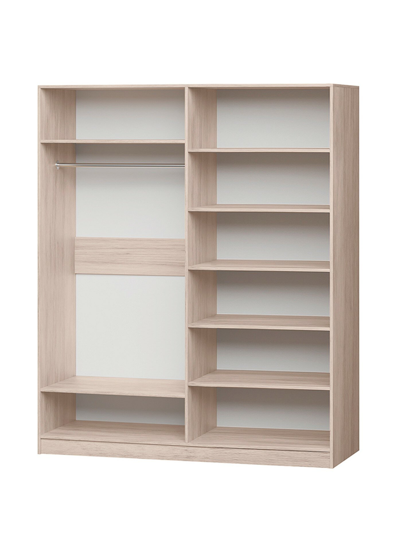 Корпус шкафа распашного Купе Гардеробной 4.2 Дуб Молочный 8622 PR FM 200*50*200 см Фиеста