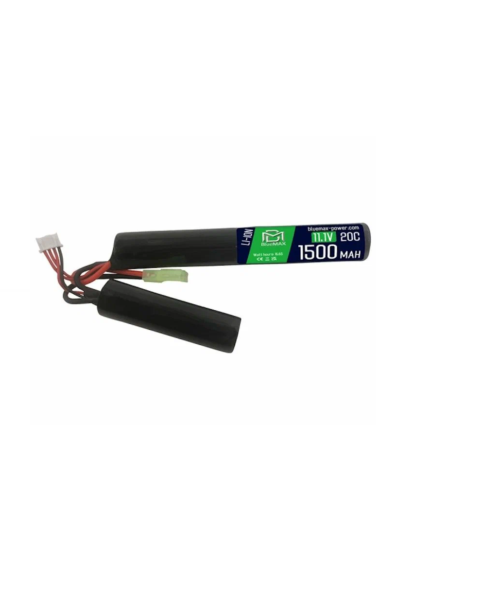 Аккумулятор BlueMAX Li-Ion, 11.1V, 1500 mah, 20C, Nunchuck, разъём Mini Tamiya Female