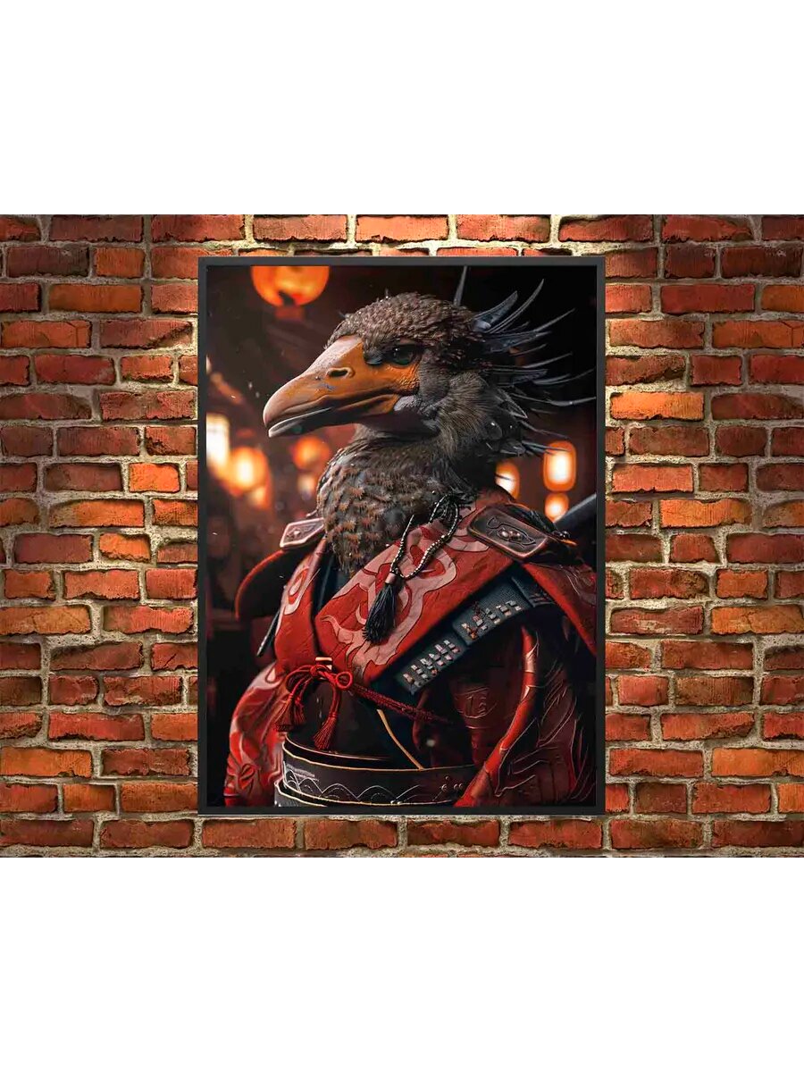 Утиная птица-самурай 4, Плакат 30x42см