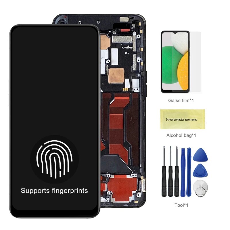 Дисплей OPPO Reno 10x Zoom CPH1919, AMOLED Black Frame
