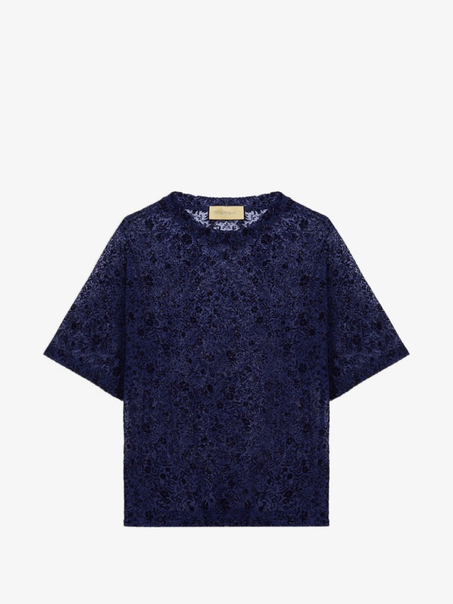 Футболка Iora Bis floral-flocked T-shirt