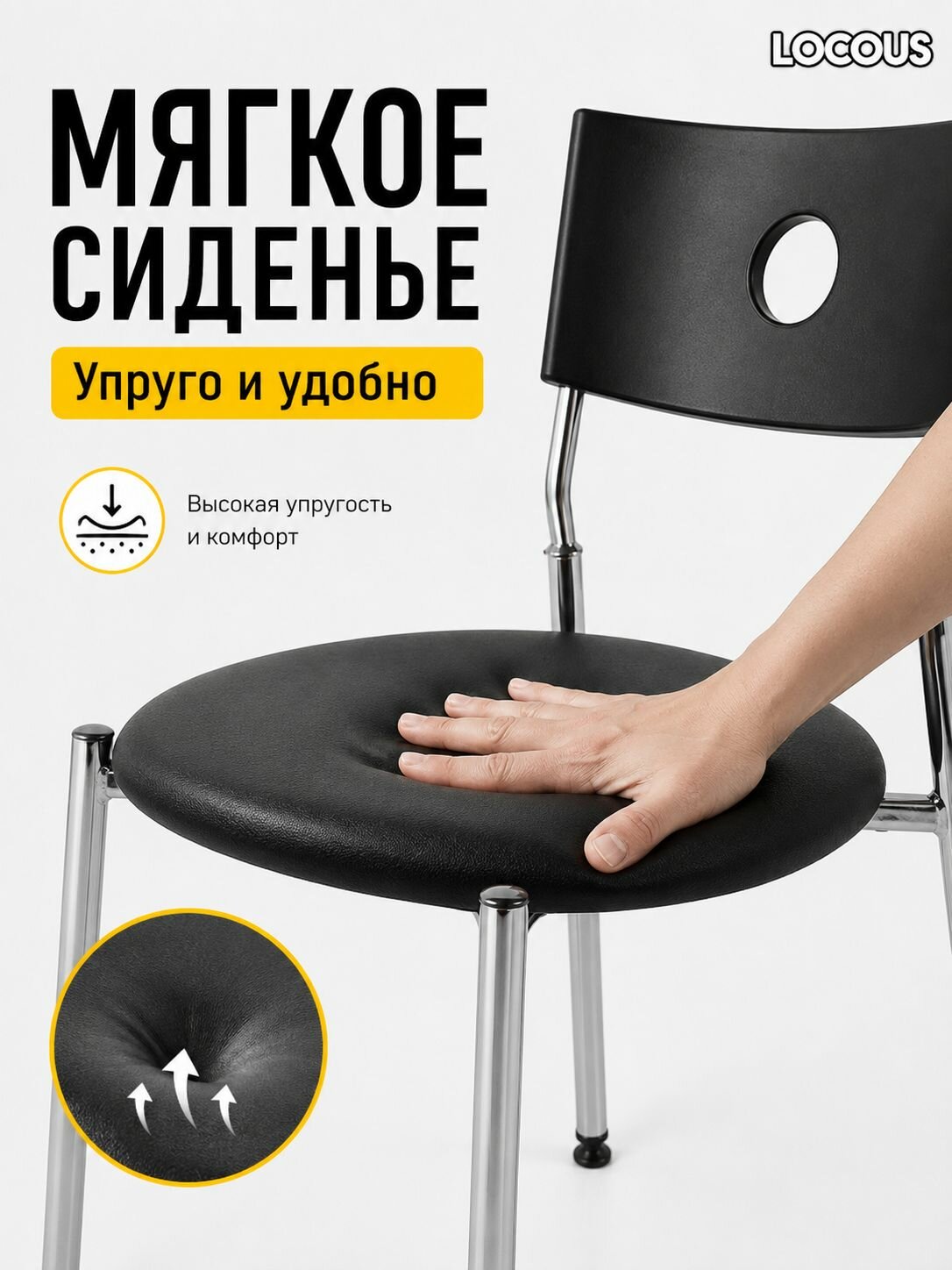 Вращающийся стол и стул — фото 1