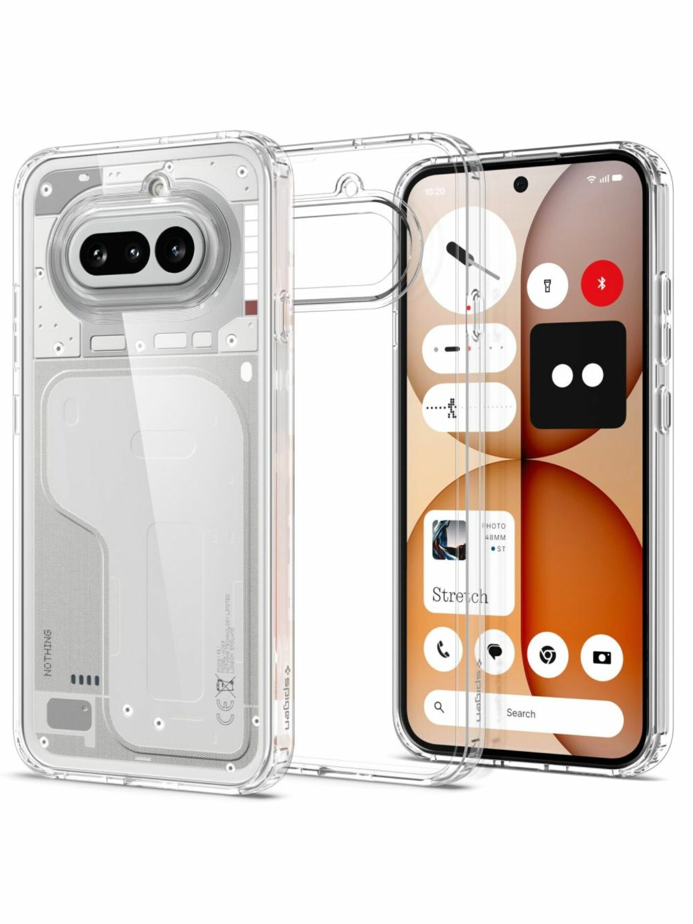 Чехол на Nothing Phone (4a), Spigen Ultra Hybrid, прозрачный (ACS09793)