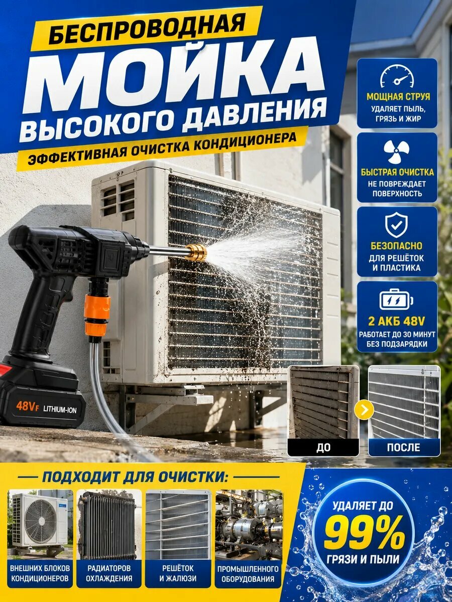 Мойка портативная для кондиционера