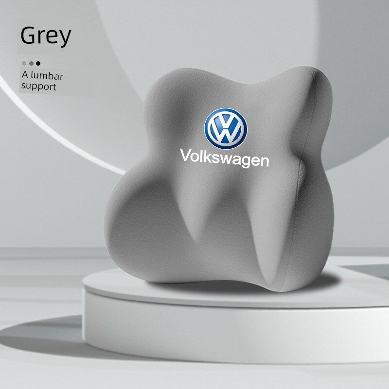 Премиум-пенополиуретановая подушка для поясницы автомобиля Volkswagen ID3/ID4/CROZZ/ID4X, серая