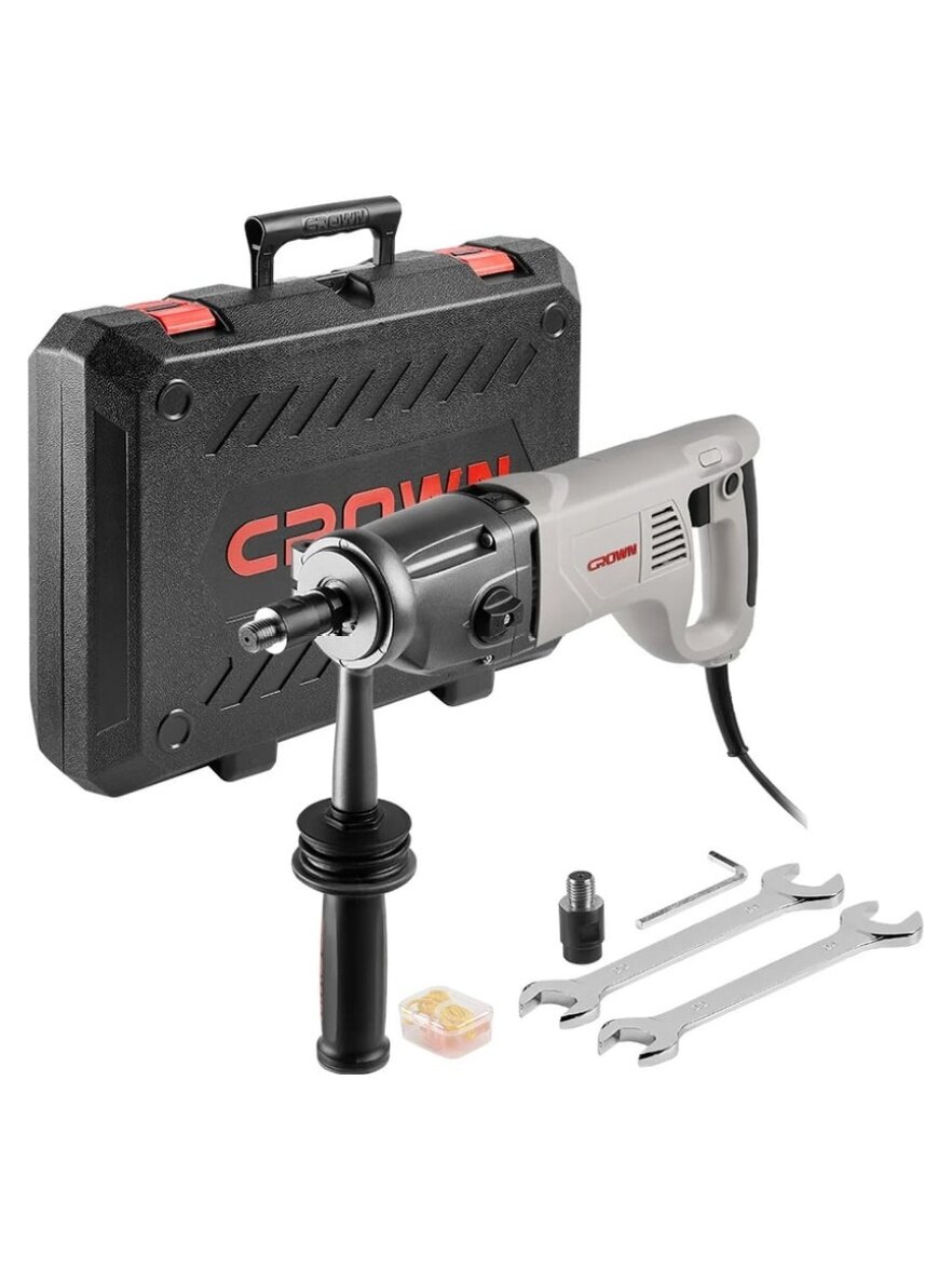 Дрель с микроударом Crown Professional CROWN CT32072DH BMC + набор для монтажа кондиционеров