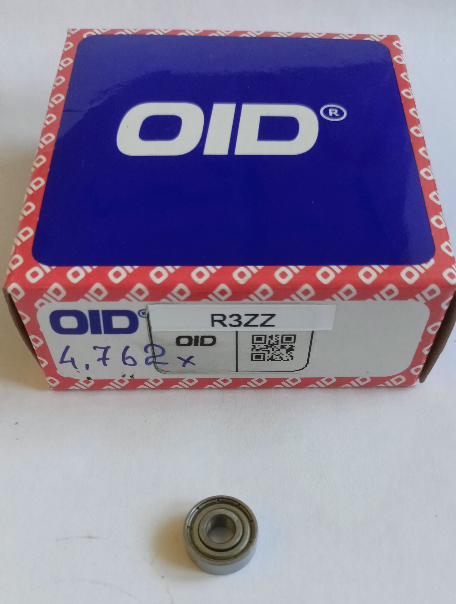 Подшипник OID R3ZZ (77R3-ZZ) шариковый радиальный однорядный (4.762x12.700x4,978)