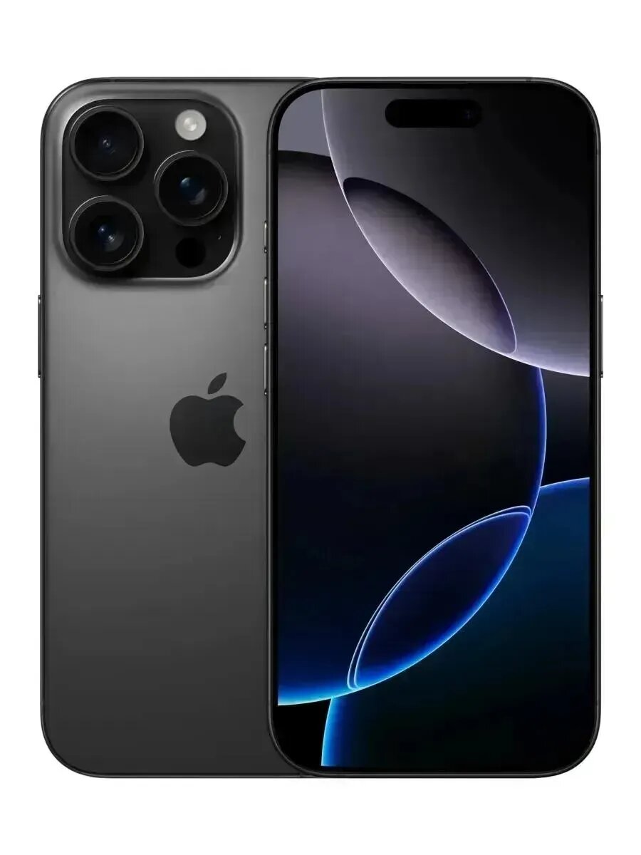 Смартфон Apple iPhone 16 Pro Max 256 ГБ Dual Nano SIM+eSIM, черный титан
