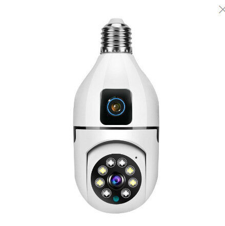 Камера видеонаблюдения V380PRO с двумя объективами, WiFi, 2Мп, умное ночное видение, объектив 3.6-8мм, диафрагма F2.3,