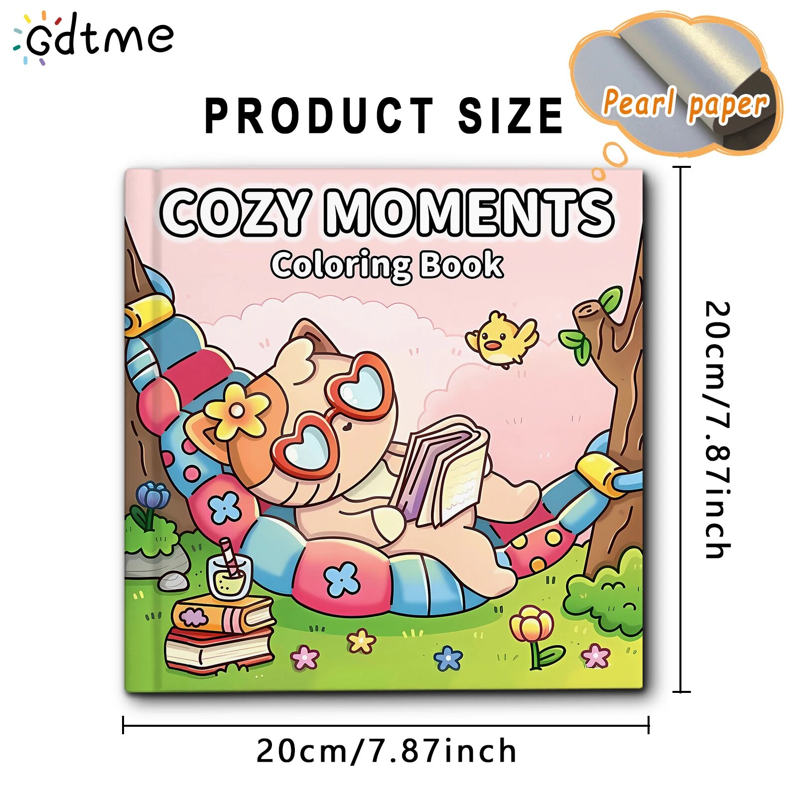 Книга-раскраска COZY MOMENTS Для Взрослых И Подростков - Снятие Стресса, Элегантные Узоры, Граффити, Рисование