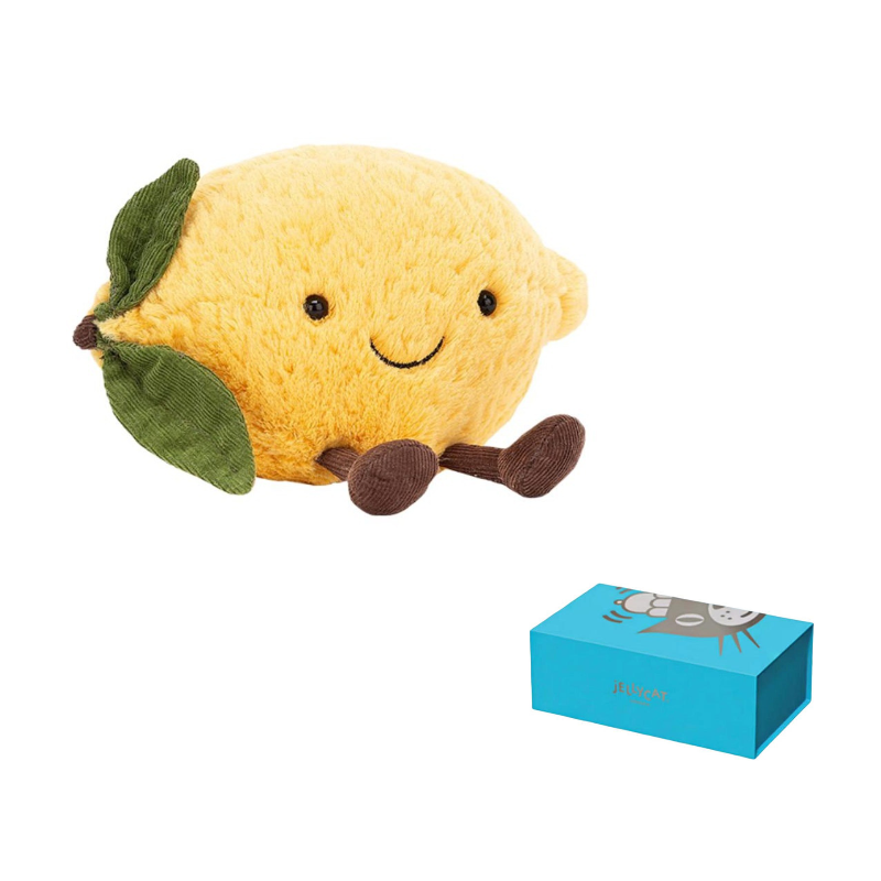 Мягкая игрушка унисекс JELLYCAT Лимон, Fun Lemon-12cm