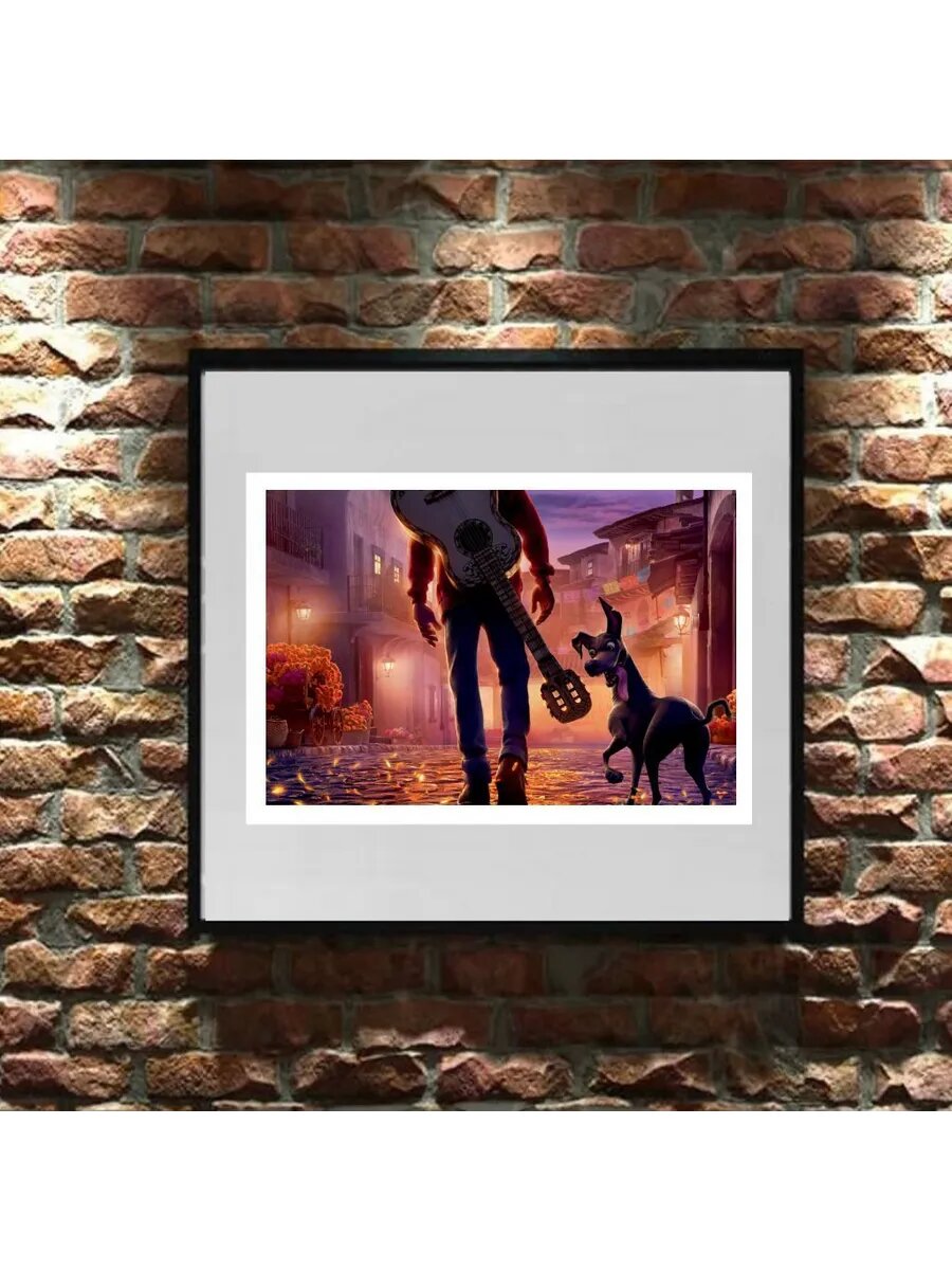 Постер "Тайна Коко анимация от Pixar" Cool Eshe А1