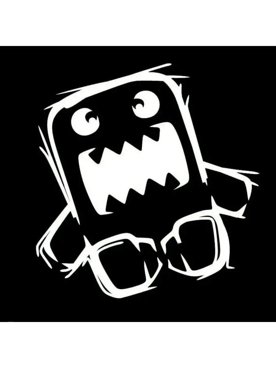 Наклейка на автомобиль Domo Kun 30Х30 см