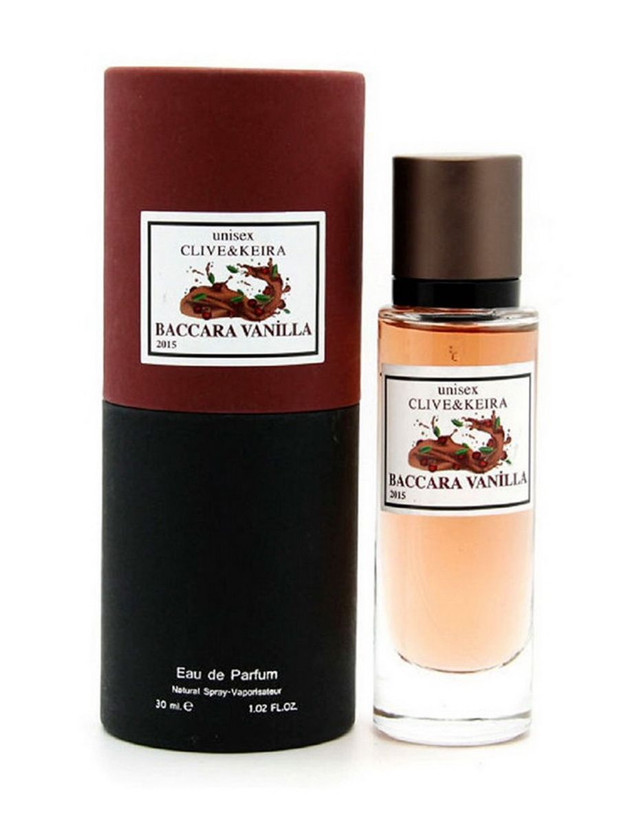 Туалетная вода унисекс Clive&Keira W+M 2015 BACCARA VANILLA, 30 мл. для женщин и мужчин ванильный аромат