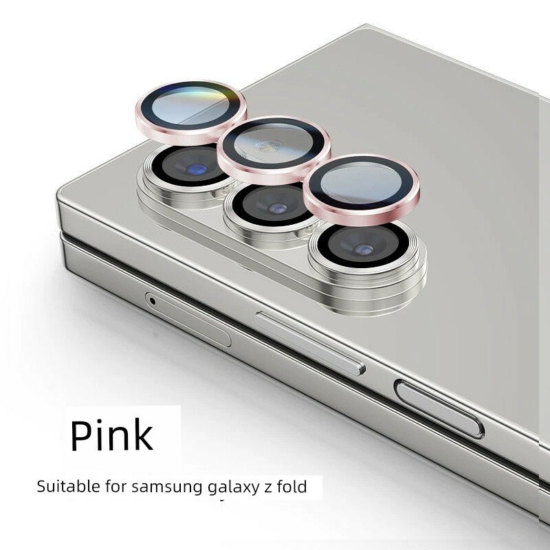Защитная пленка для объектива камеры Samsung W23 5G, розовый, ультратонкое закаленное стекло для серии W23