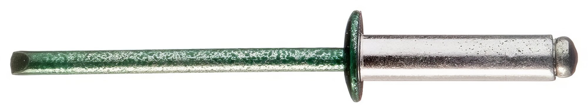 Заклепка вытяжная 4,0x16 мм алюминий/сталь зеленая RAL 6005 (100 шт.)