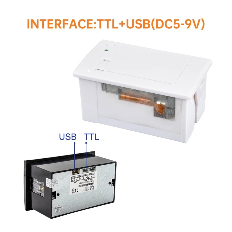 Термопринтер 58 мм RS232/TTL/USB