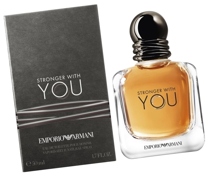 Туалетная вода для мужчин Эмпорио Армани Стронгер Виз Ю 50 мл / Emporio Armani