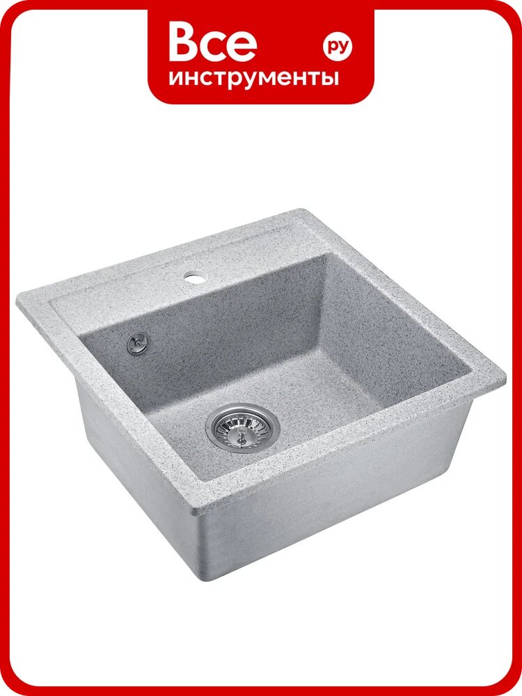 Мойка из искусственного камня AV Engineering Star серый AV505515SGRA