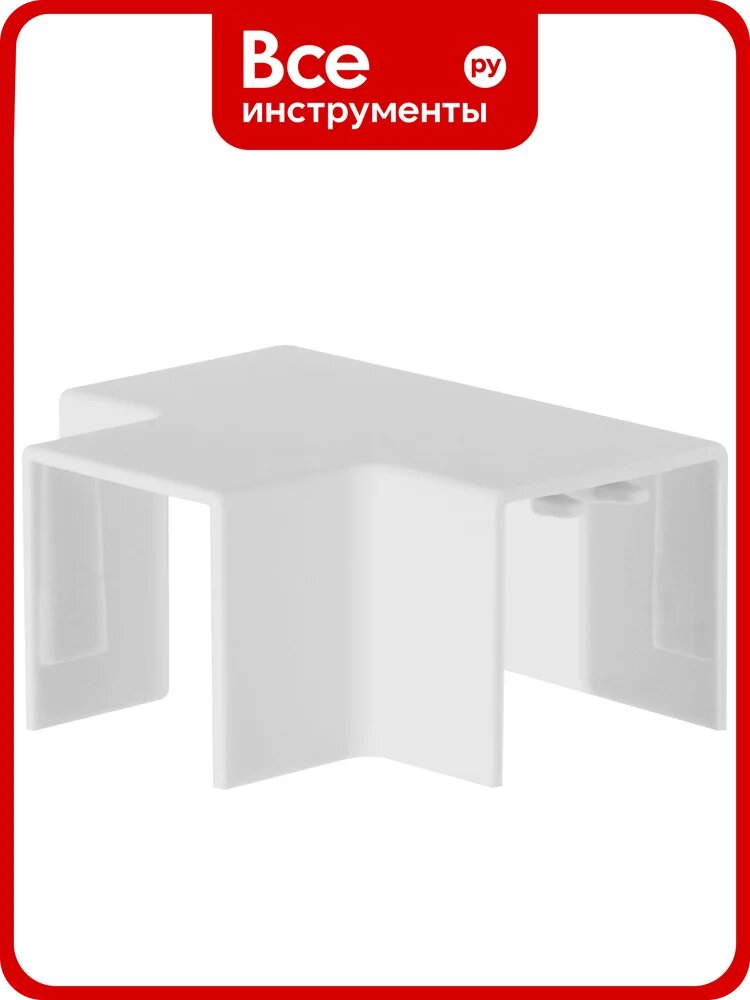 Угол Т-образный TDM ELECTRIC КМТ, белый, 25х25 упаковка 4 шт SQ0411-0144