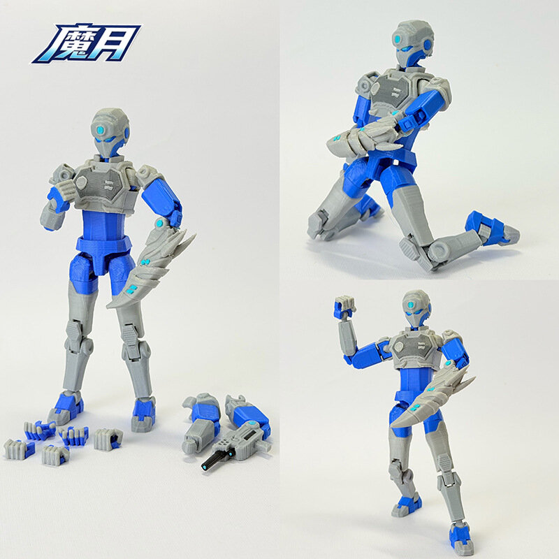 3D-печатная супермобильная строительная блок-фигурка Робот