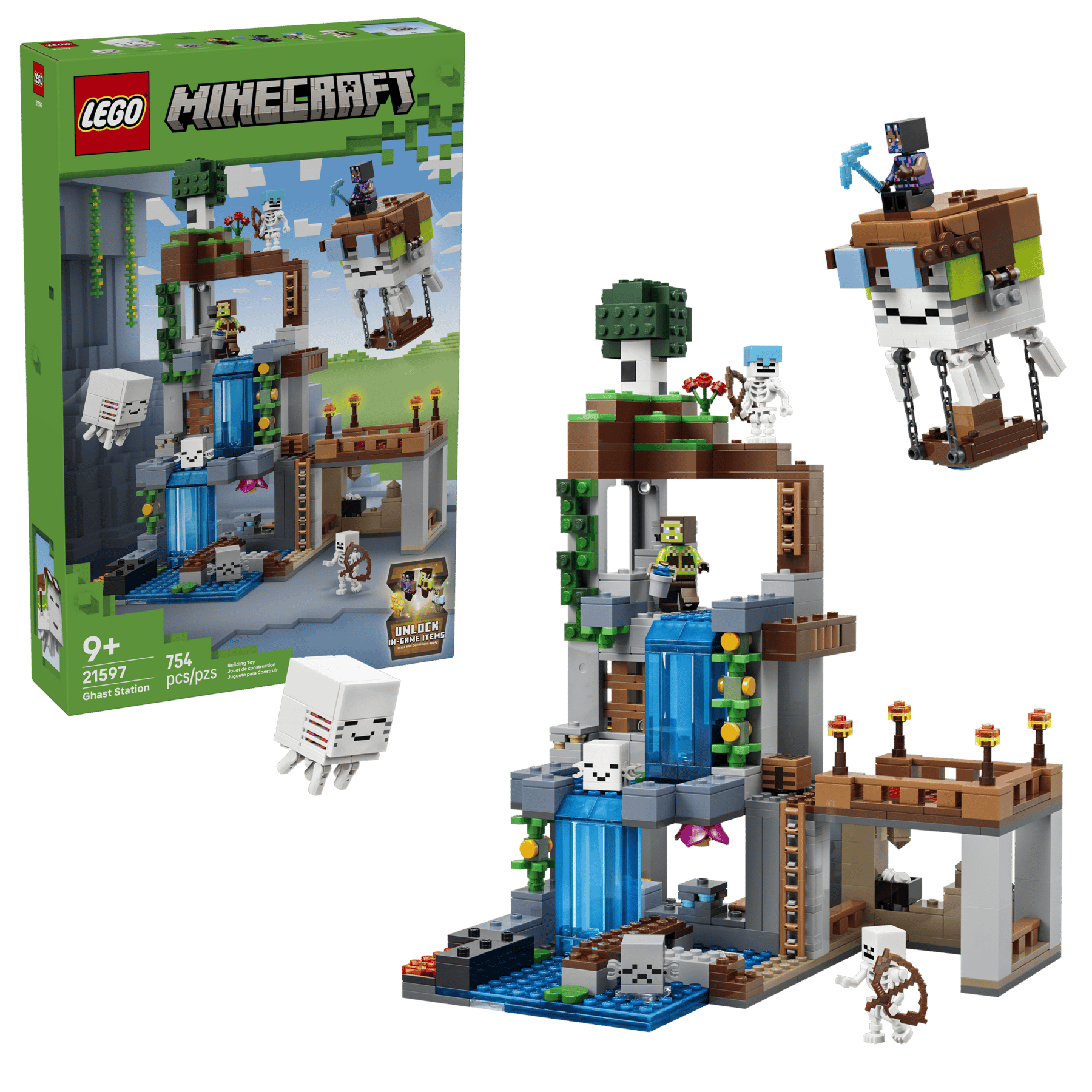 Конструктор LEGO Minecraft 21597 Станция Гаста, 9+, 754 дет.