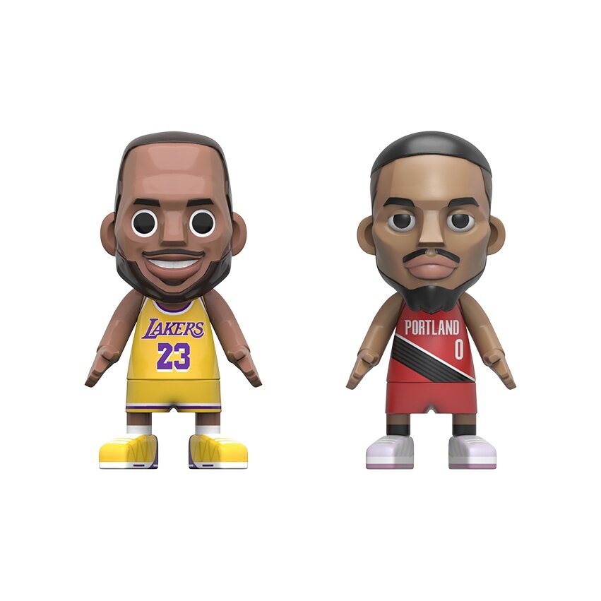AcePlayer x NBA THE MVP James, Letter Bro NBA Player Stephen Curry Mystery Boxes Single Mystery Box/Full Box 10 Pcs