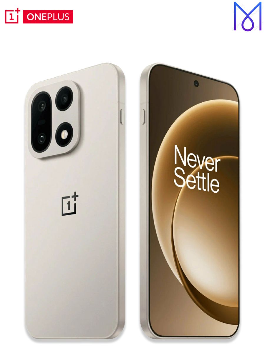 OnePlus Смартфон OnePlus 15, 6.78", 7300mAh, Dual SIM, Полностью русифицировано CN 16/256 ГБ, Nano-SIM — фото 1