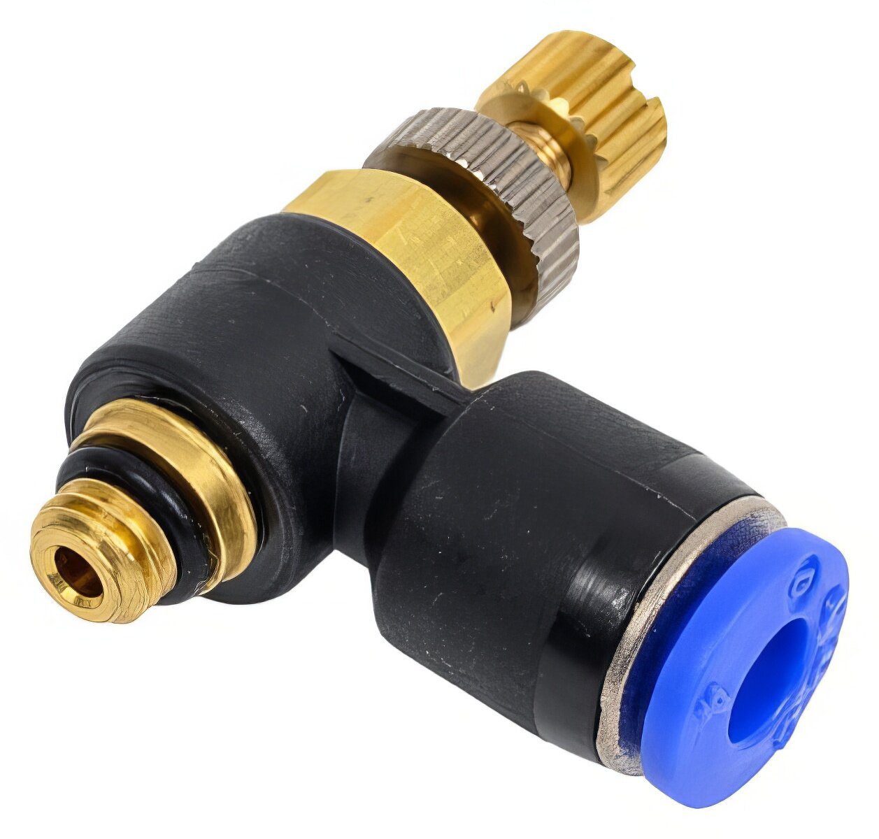 Дроссель с обратным клапаном 4 мм M5 CDC Pneumatics NSC 04M5N