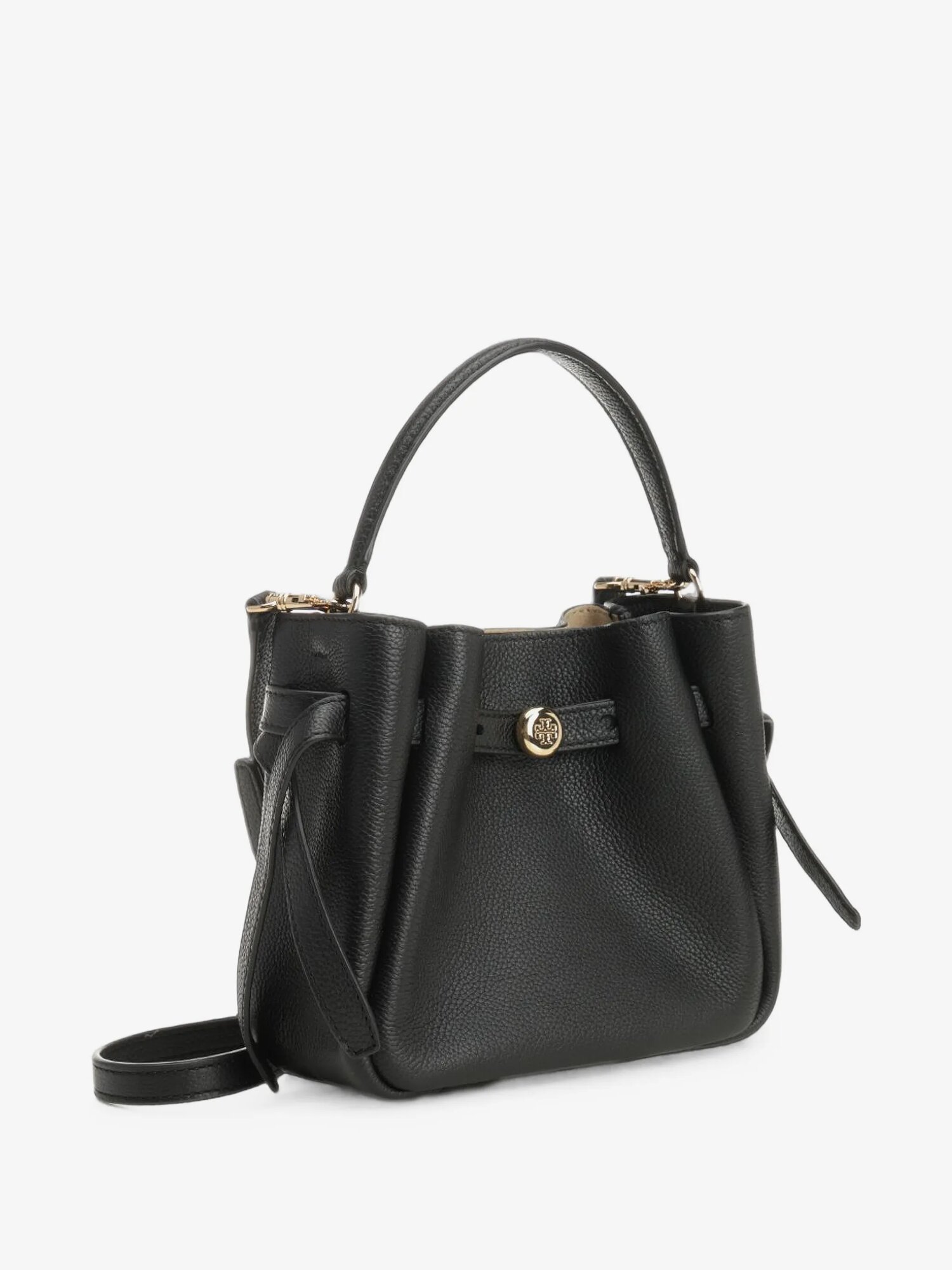Сумка Tory Burch Mini Romy bucket bag, черный — фото 1