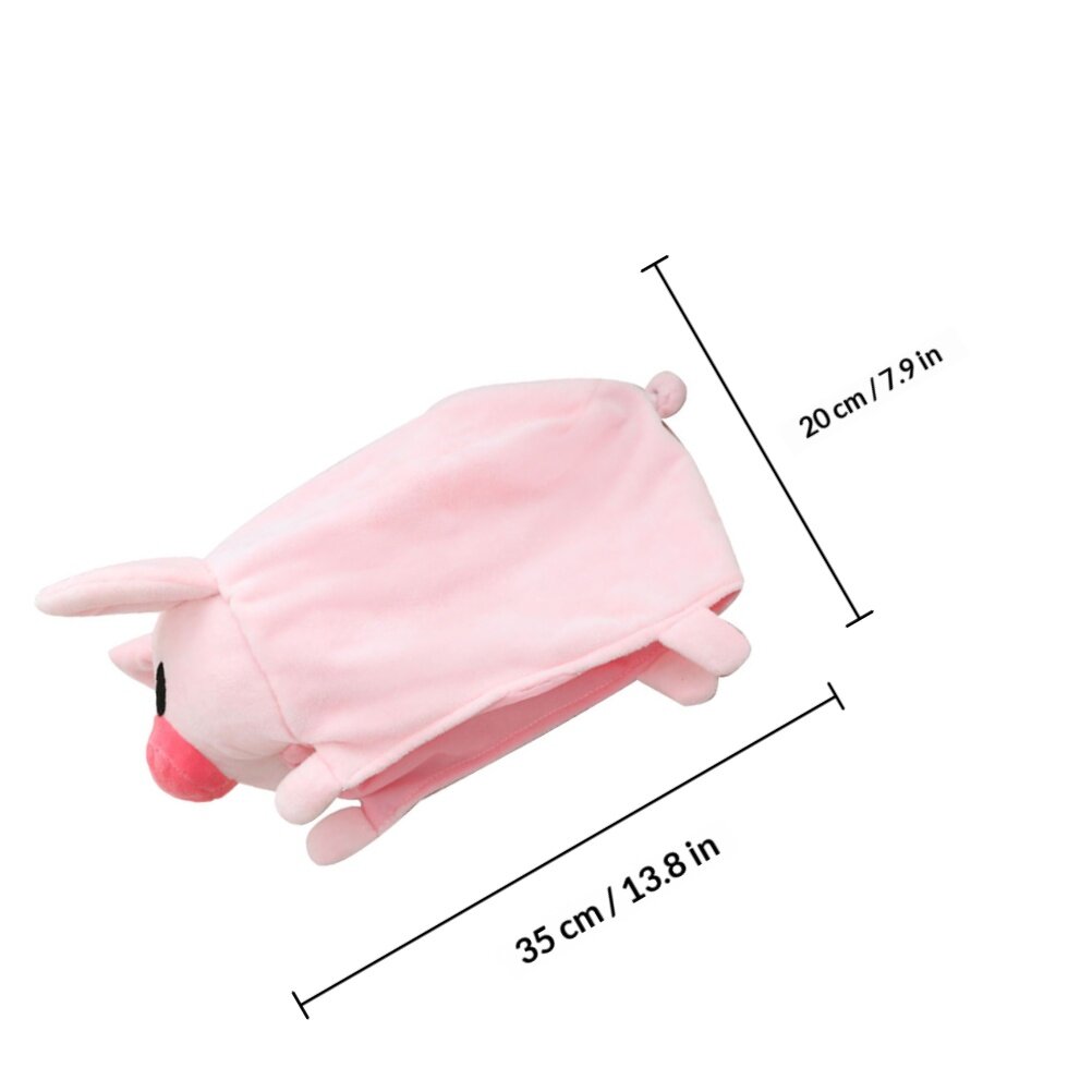 Lovely Square Pig Headgear 1 Pc Модная Шапка В Forme Свиньи 35X20Cm