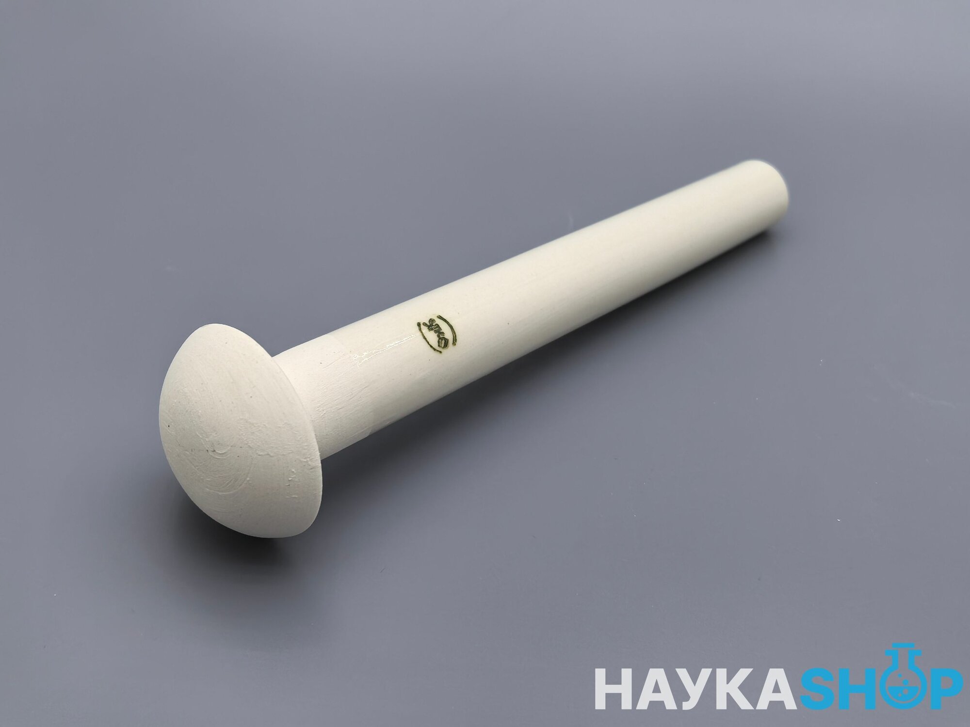 Пест фарфоровый №4 (210*57 мм), ГОСТ 9147-80, 00-00000087, Оятская керамика, Россия (П4-210/57)