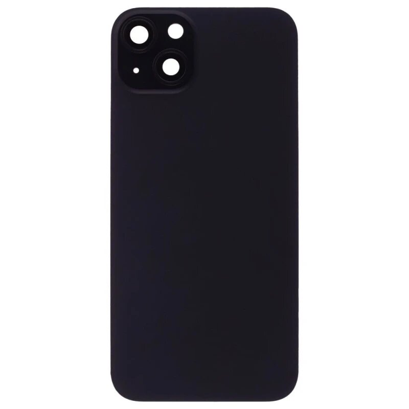 Задняя крышка для Apple iPhone 15 Plus (черный) (в сборе со стеклом камеры) (Premium)