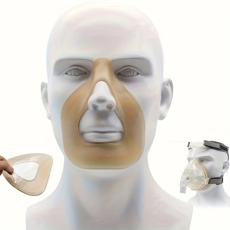 Носовые гелевые прокладки для маски CPAP, белые, силиконовые, нескользящие, универсальные