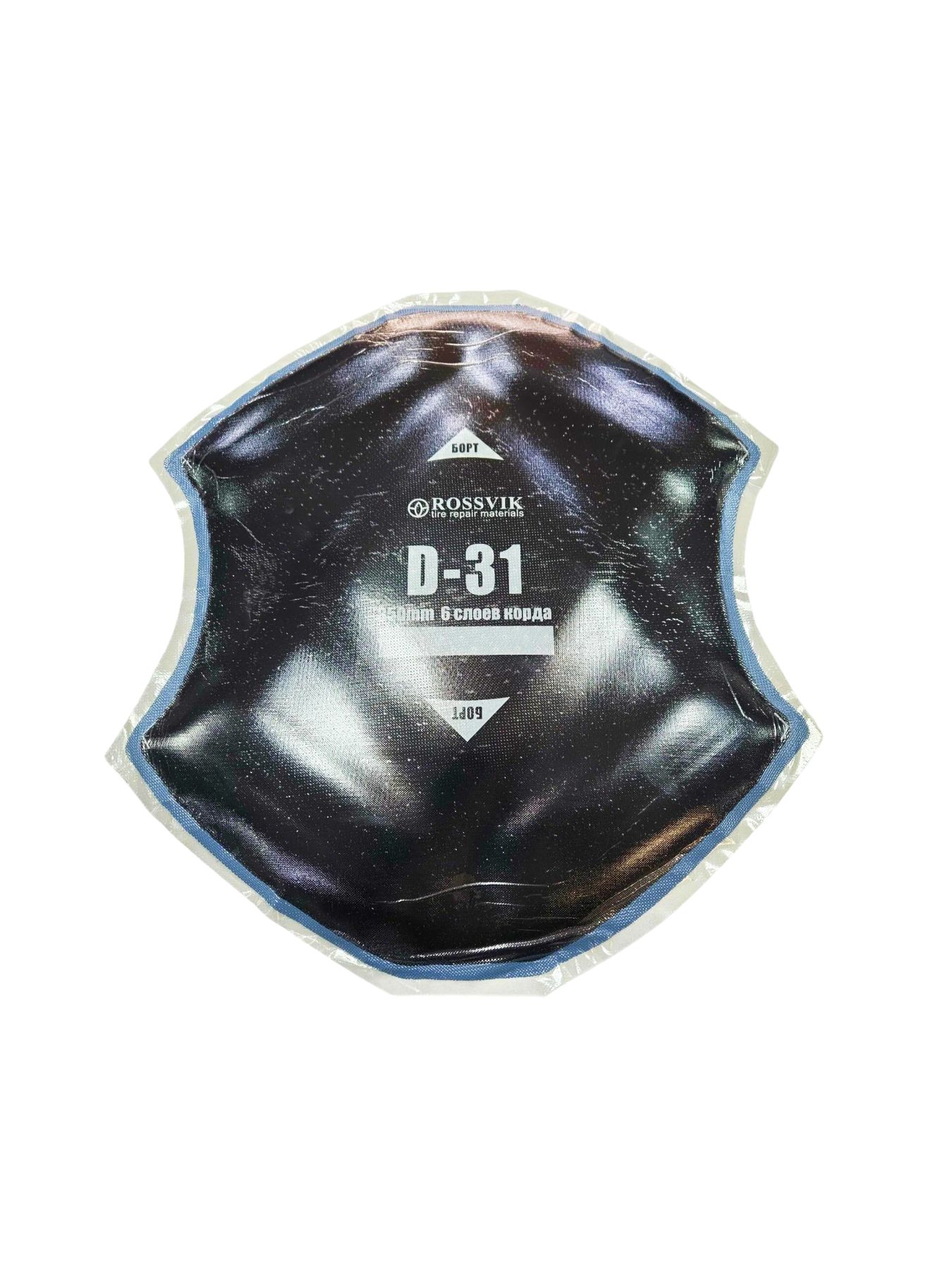 Пластырь диагональный кордовый D-31 350мм, 6 слойный 1шт