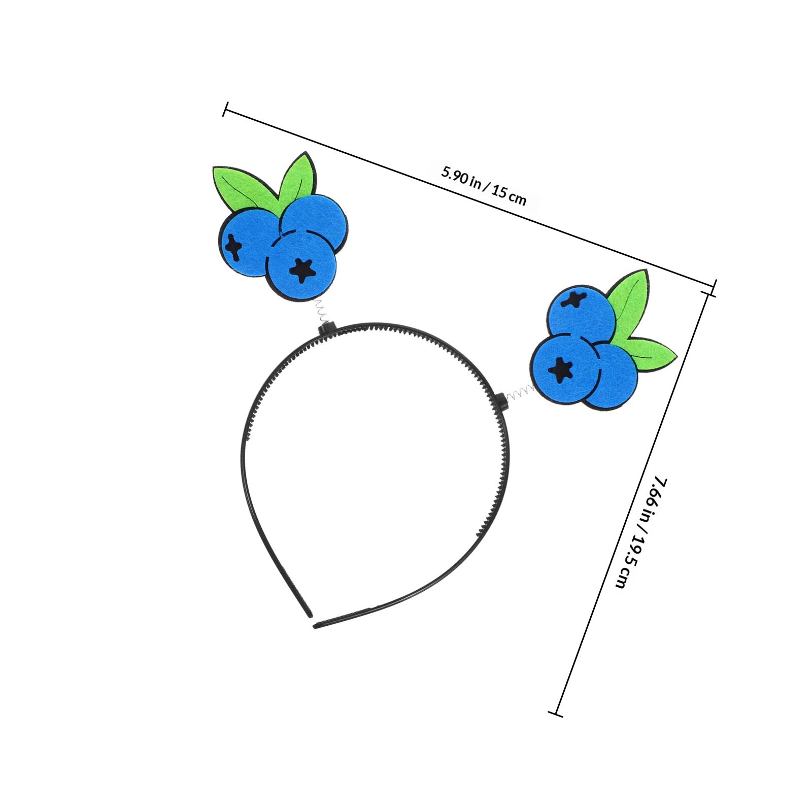 Головной Убор В Форме Клубники С Игровым Элементом Для Детских Выступлений И Фотосессий 19.50X15.00X1.00Cm