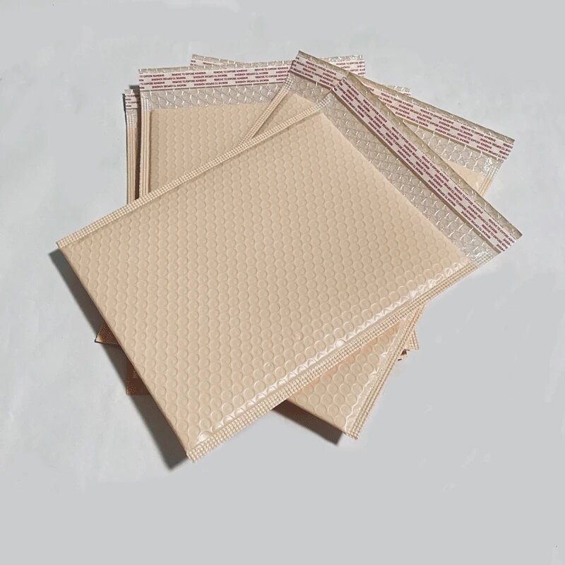 Розовые пузырчатые конверты 10 шт, 18x23 см